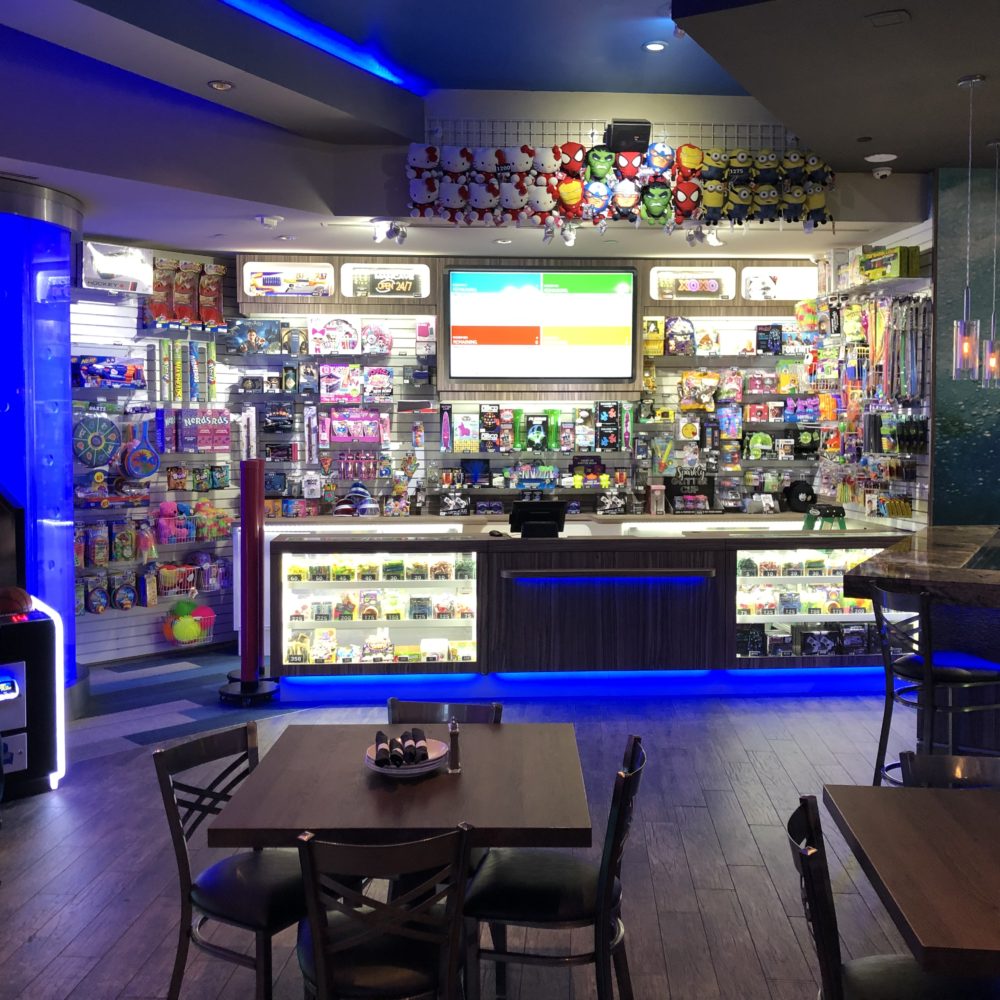 Arcade City VR Kiosk and Redemption Counter - Essyx Exhibits & Displays